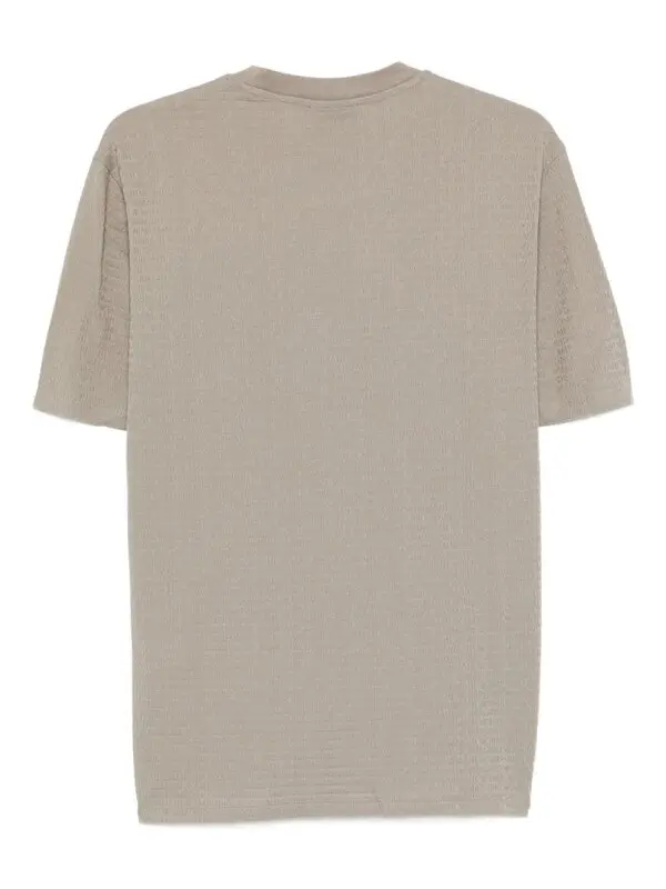 Emporio Armani Logo Cotton T-shirt - Grey