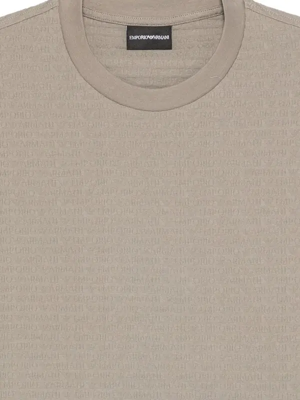 Emporio Armani Logo Cotton T-shirt - Grey