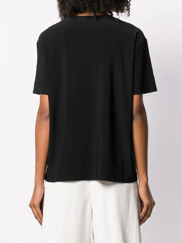 Norma Kamali Short Sleeve T-shirt - Black