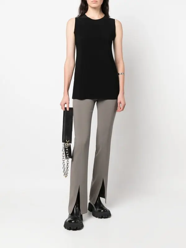 Norma Kamali Crewneck Top - Black