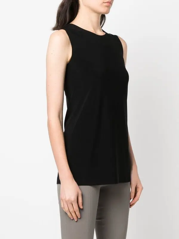 Norma Kamali Crewneck Top - Black