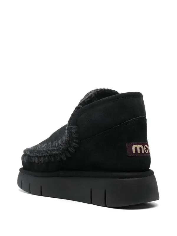 Mou Eskimo Bounce Ankle Boots - Black
