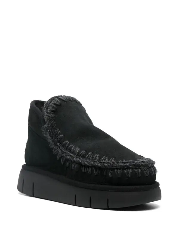 Mou Eskimo Bounce Ankle Boots - Black