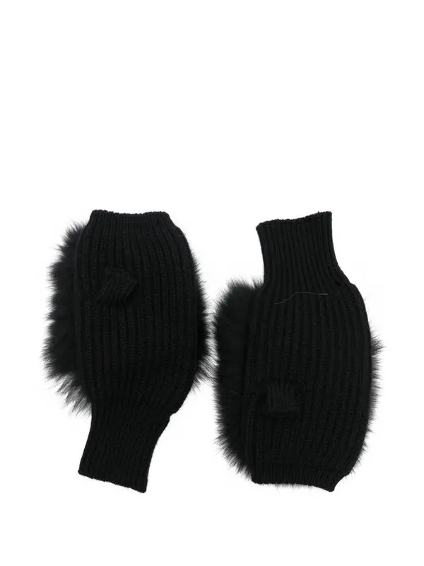 ALPO Cashmere Fur Gloves