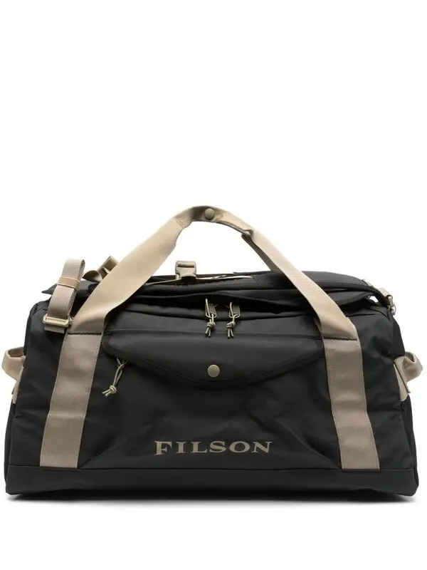 Filson Logo Duffle Bag - Black