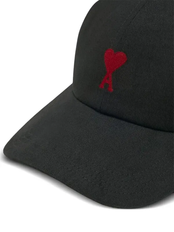 AMI Paris De Coeur Baseball Cap - Black