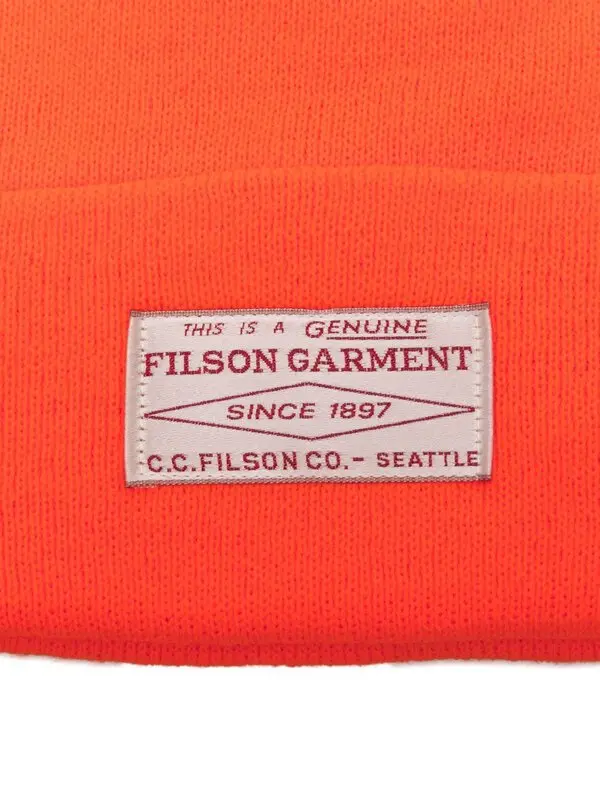 Filson Logo Beanie - Orange