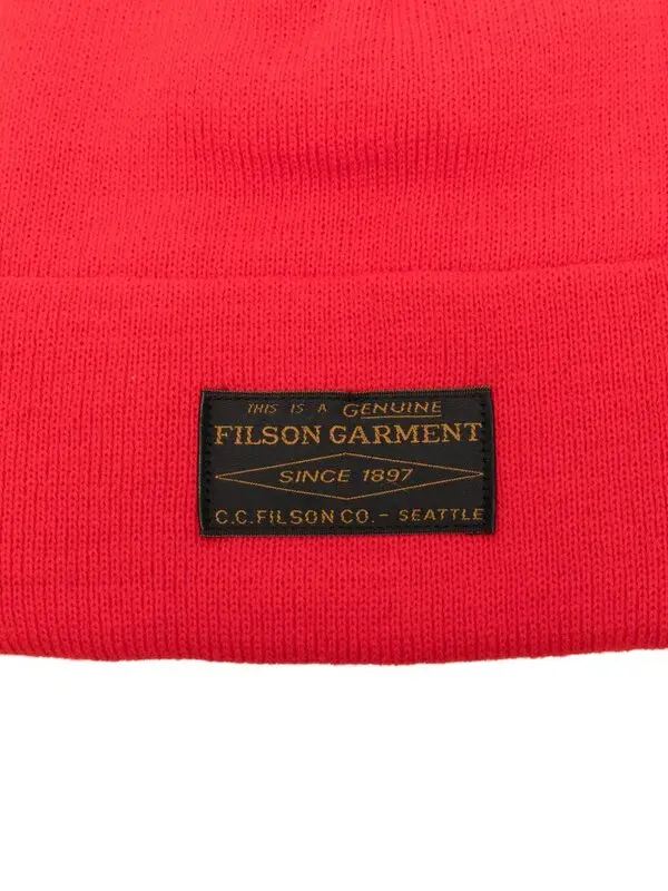 Filson Logo Beanie - Red