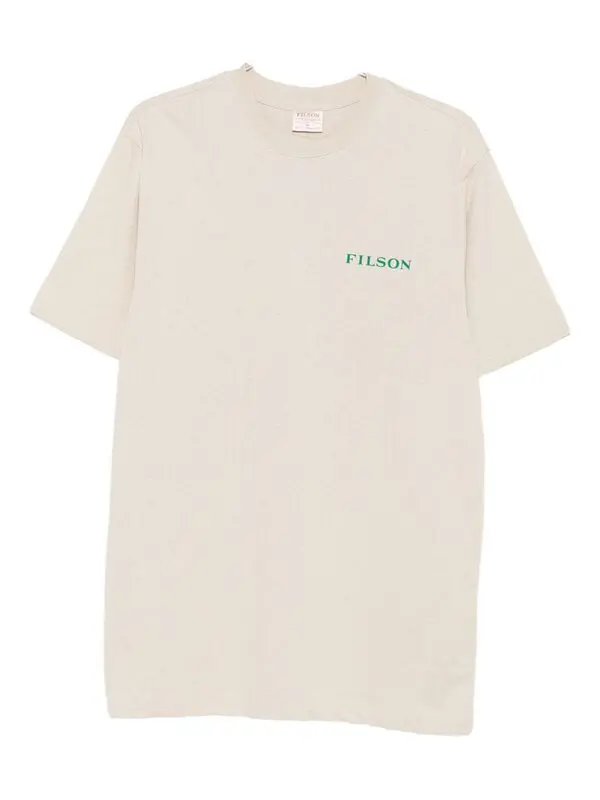Filson Printed Cotton T-shirt - White
