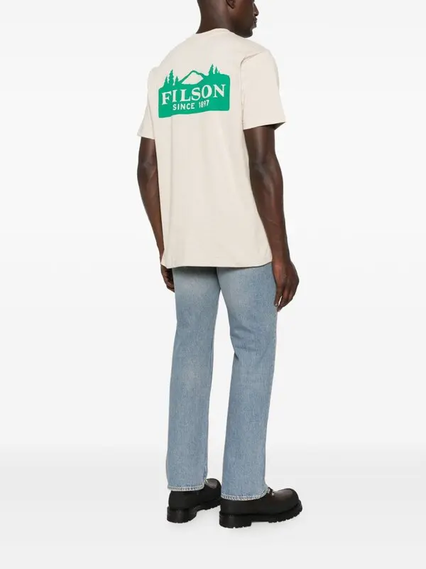 Filson Printed Cotton T-shirt - White