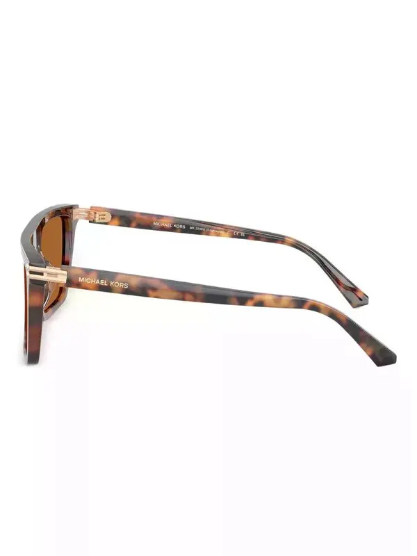 Michael Kors Tortoiseshell Square-frame Sunglasses