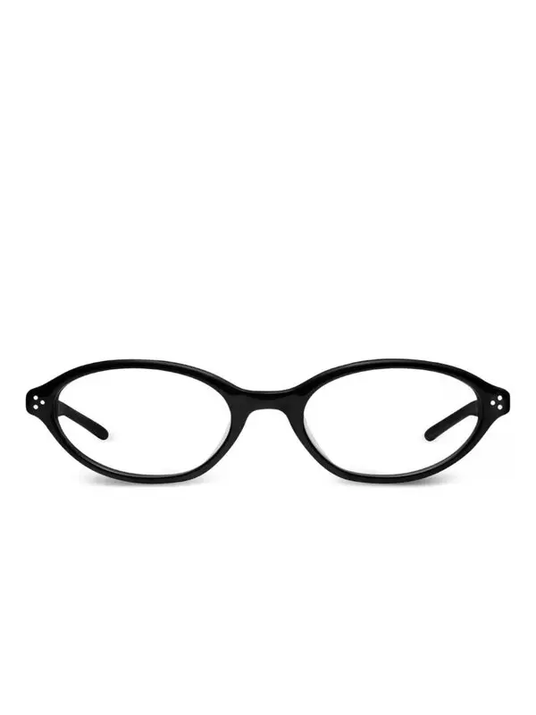 GENTLE MONSTER La Cha 01 Oval-frame Glasses - Black
