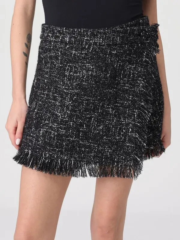 MSGM Tweed Shorts - Black