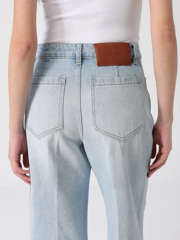 Victoria Beckham Wide Leg Jeans - Blue