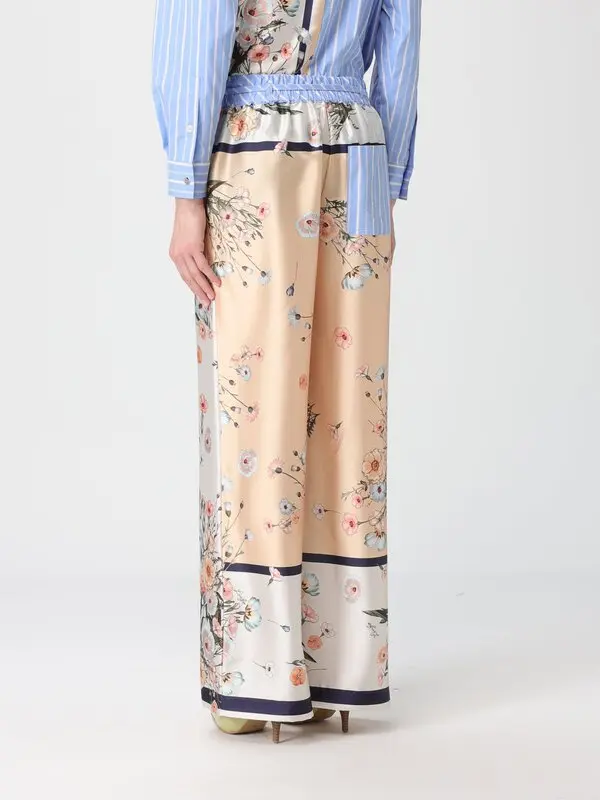 Liu Jo Printed Wide Leg Trousers