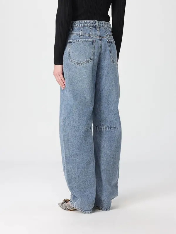 SELF-PORTRAIT Wide Leg Jeans