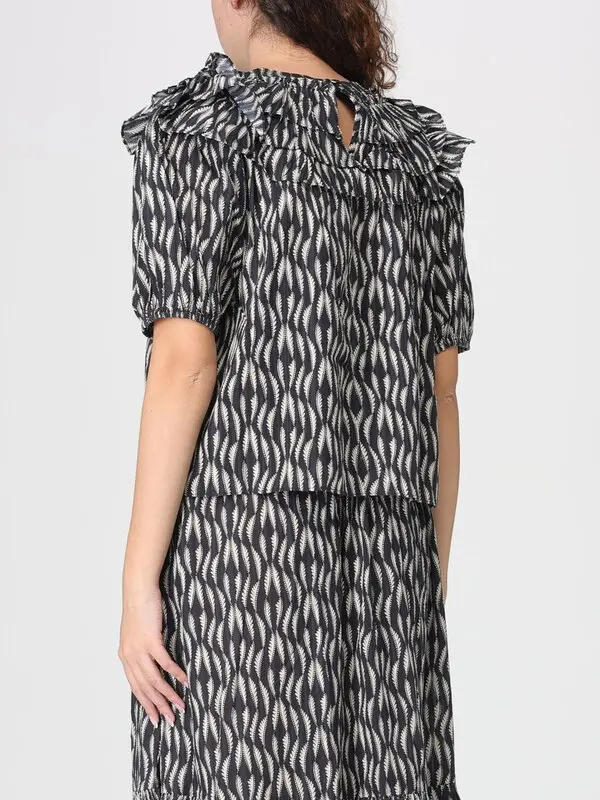 Ulla Johnson Printed Ruffled Blouse