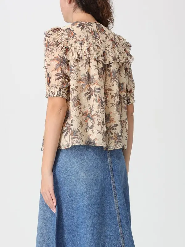 Ulla Johnson Printed Ruffle Blouse - Multicolor