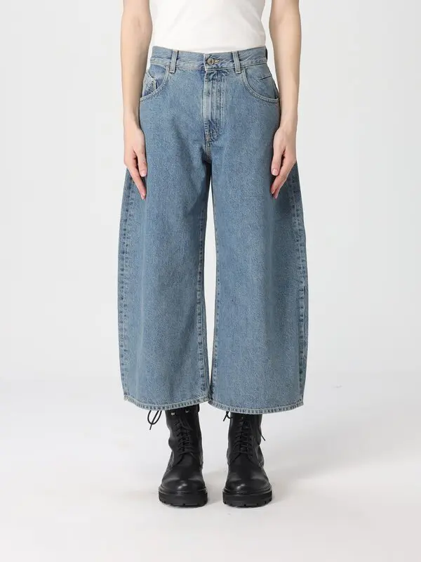 Attico Wide Leg Jeans - Blue