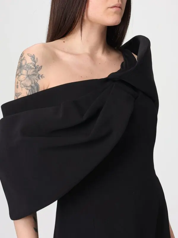 solace one shoulder dress Solace London Dresses Black 8