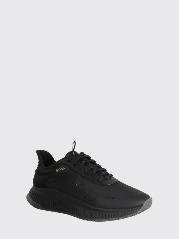 BOSS Lace Up Sneakers - Black