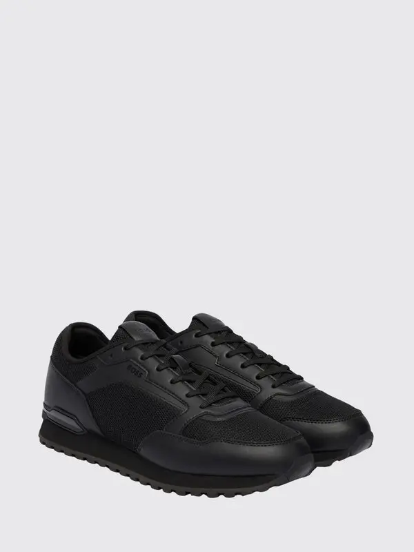 BOSS Lace-up Sneakers - Black