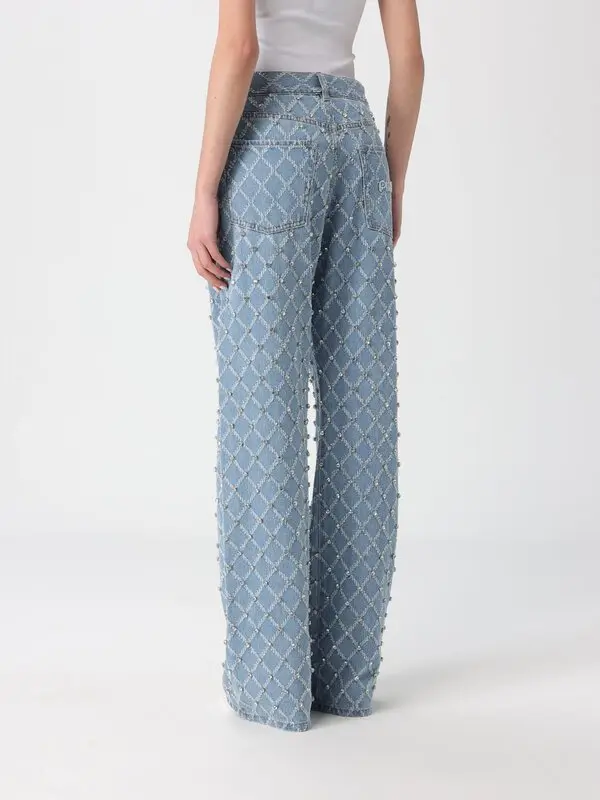 Pinko Embellished Wide-leg Jeans