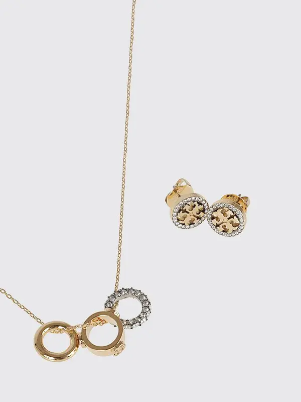 Tory Burch Jewel Necklace And Earrings Set
