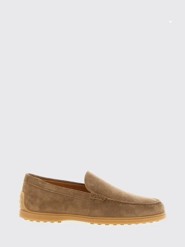 TOD'S Suede Loafers - Beige