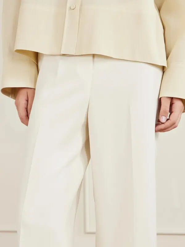 Theory Crepe Straight-leg Pants