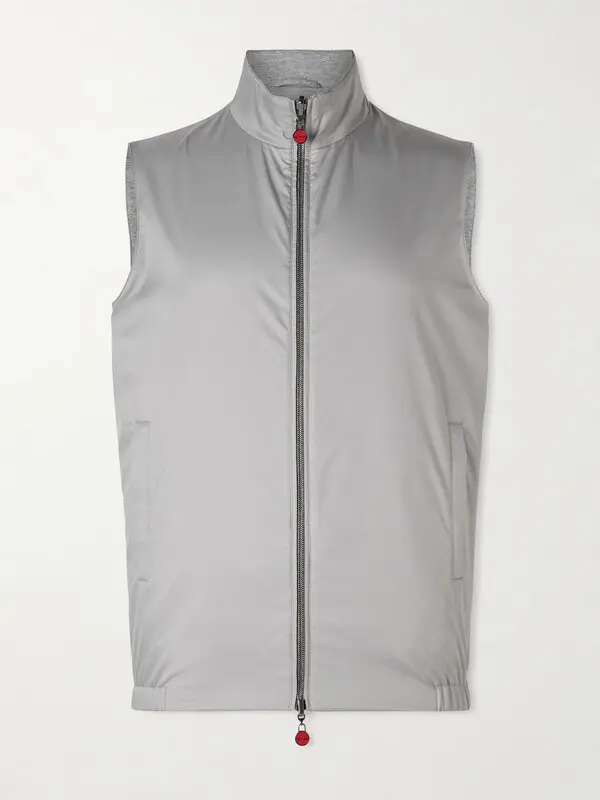 Kiton Reversible Shell And Jersey Gilet