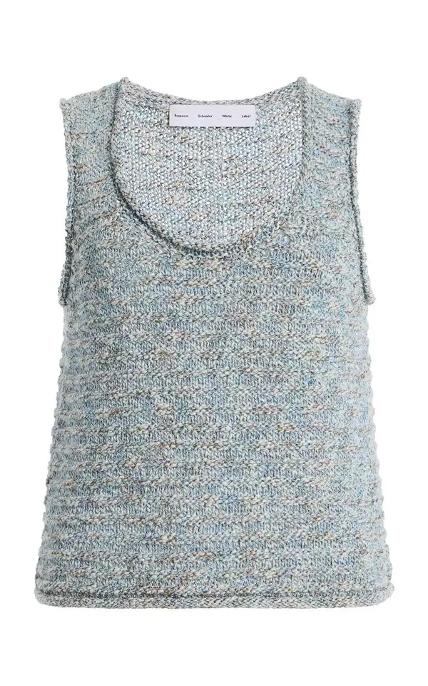 Proenza Schouler White Label Janine Knit Tank Top - Grey