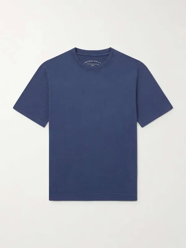 Fedeli Organic Cotton-jersey T-shirt
