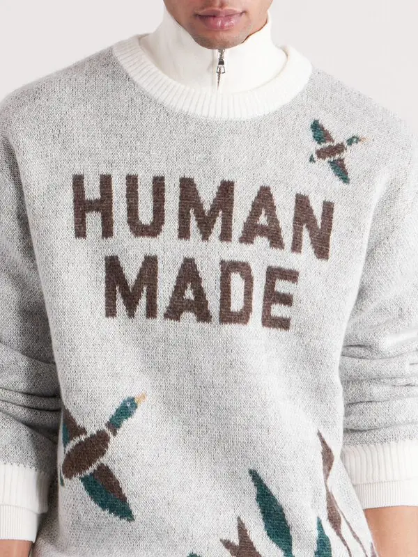HUMAN MADE Jacquard-knit Sweater