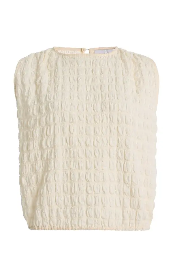 Proenza Schouler White Label Bradley Textured Top - White