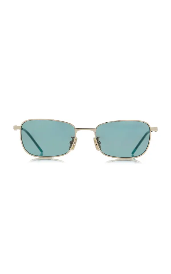 Givenchy Speed Square-frame Metal Sunglasses - Green