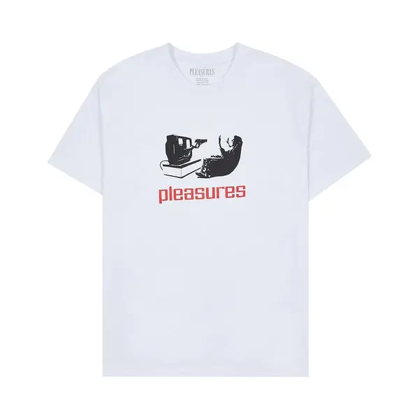 PLEASURES Printed T-shirt - White