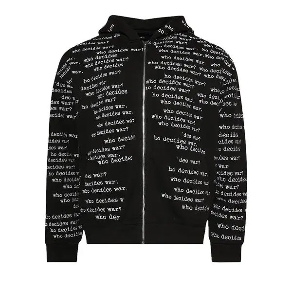 WHO DECIDES WAR BY EV BRAVADO Scripture Zipper Pullover