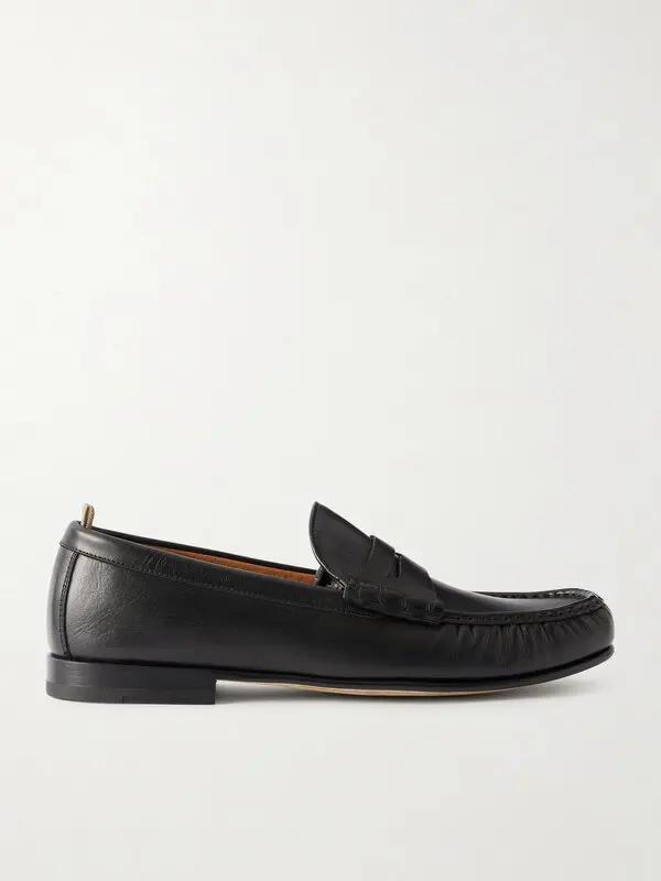 Officine Creative Balfron 002 Leather Loafers - Black