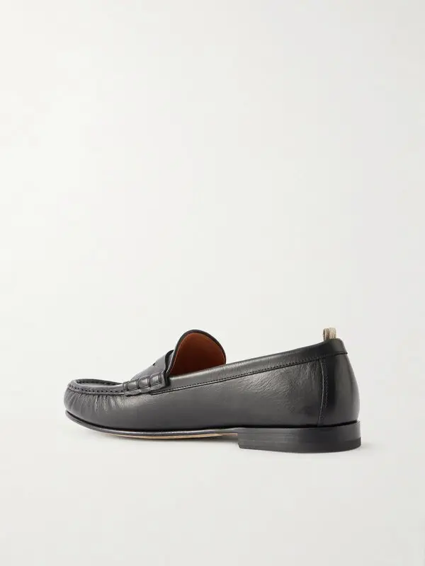 Officine Creative Balfron 002 Leather Loafers - Black
