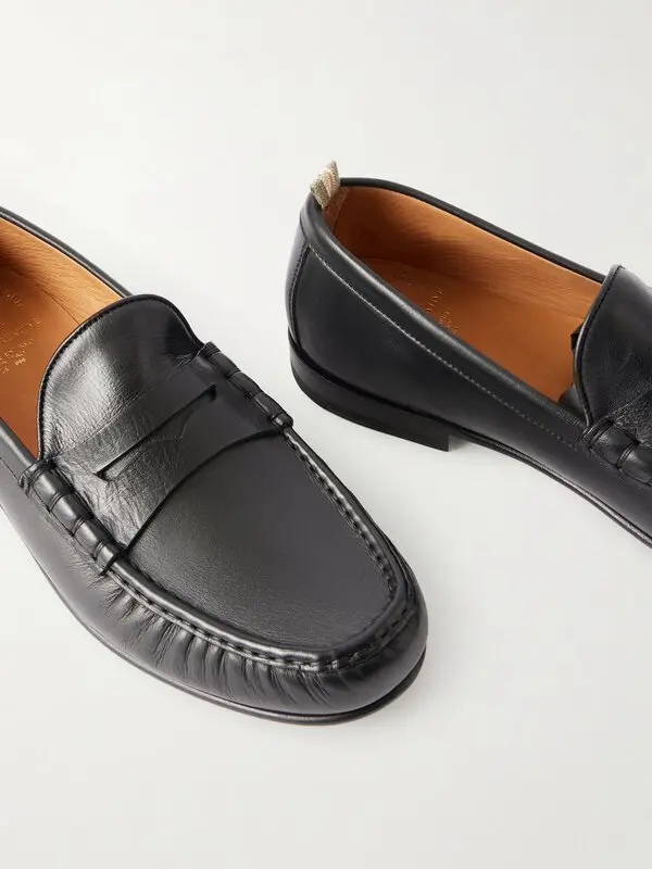 Officine Creative Balfron 002 Leather Loafers - Black