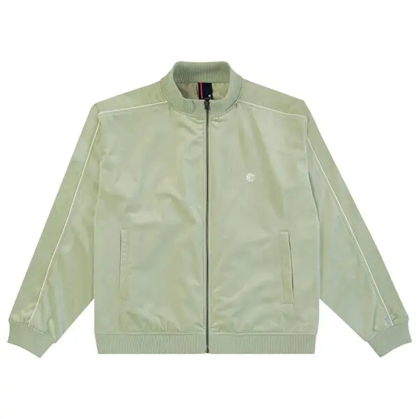 ERIC EMANUEL Velour Zip-up Jacket - Green