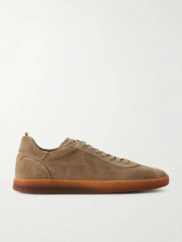 Officine Creative Halo 001' Suede Sneakers - Brown