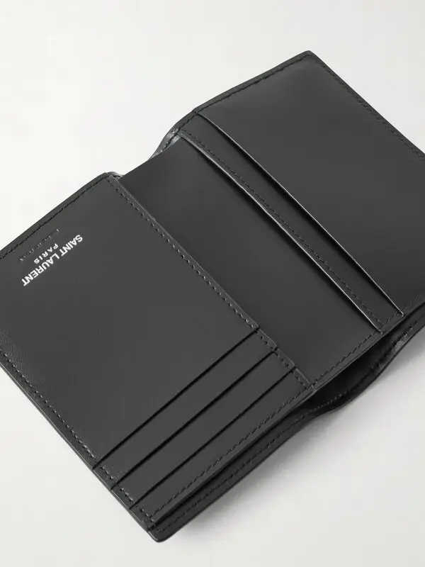 Saint Laurent Leather Trifold Wallet