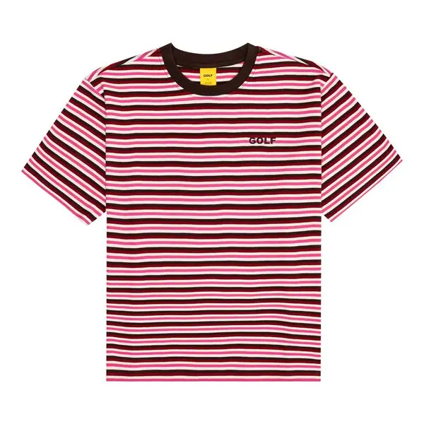 GOLF WANG Striped Tee - Red
