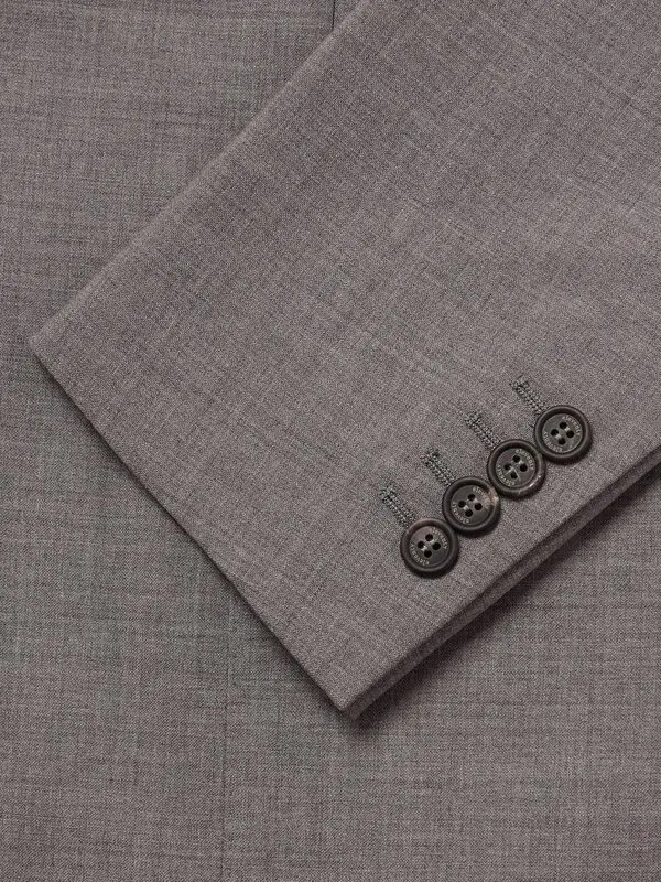 Eleventy Wool-blend Suit Jacket - Gray