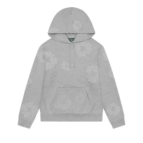 DENIM TEARS Mono Cotton Wreath Hoodie - Grey