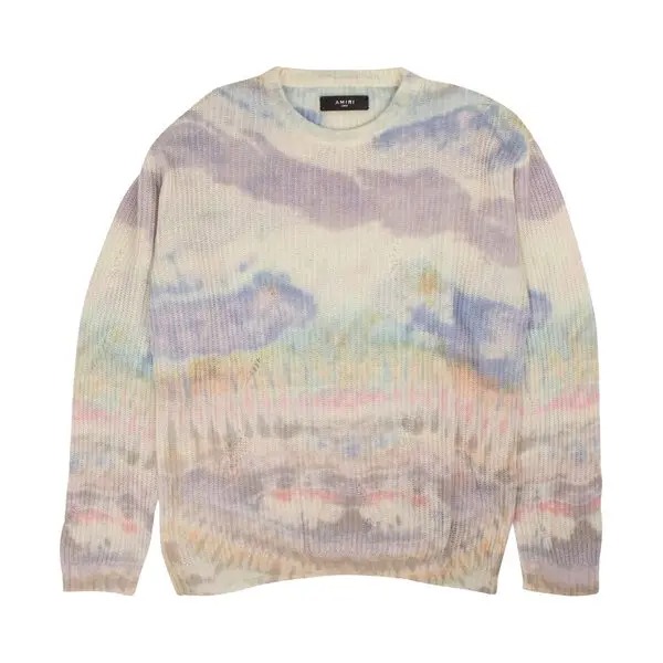 Amiri Tie-dye Pullover Sweater