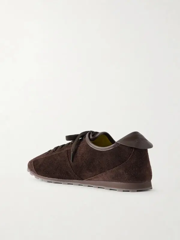 Jacquemus Les Tennis Suede Sneakers - Brown