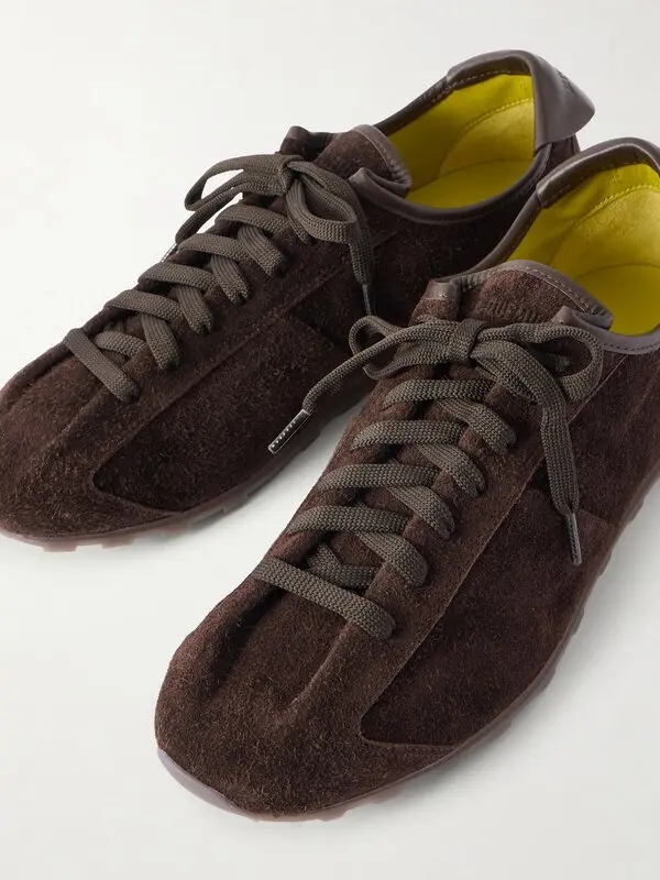 Jacquemus Les Tennis Suede Sneakers - Brown